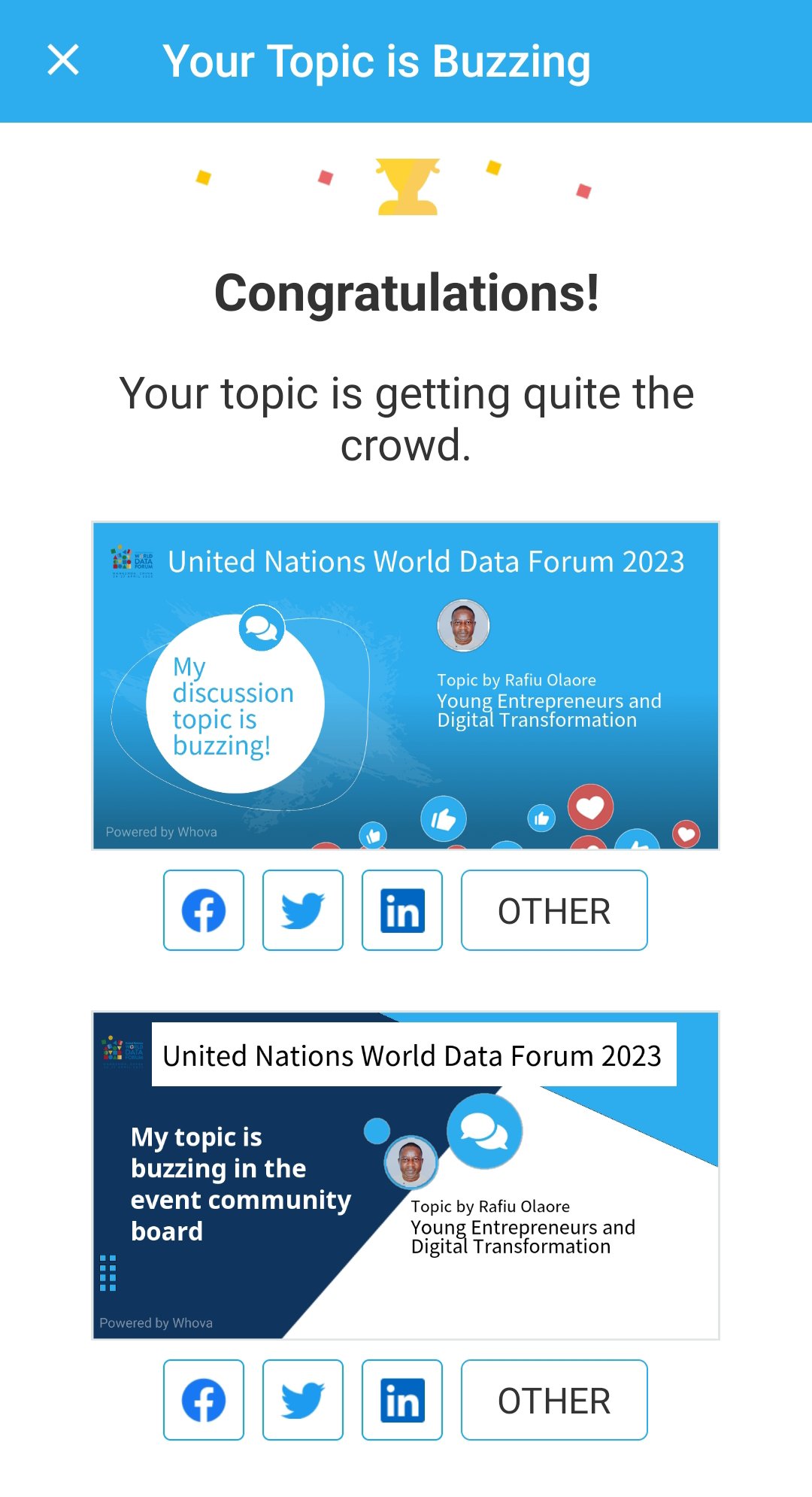 United Nations World Data Forum 2023: Report by YEDIS - Youths ...